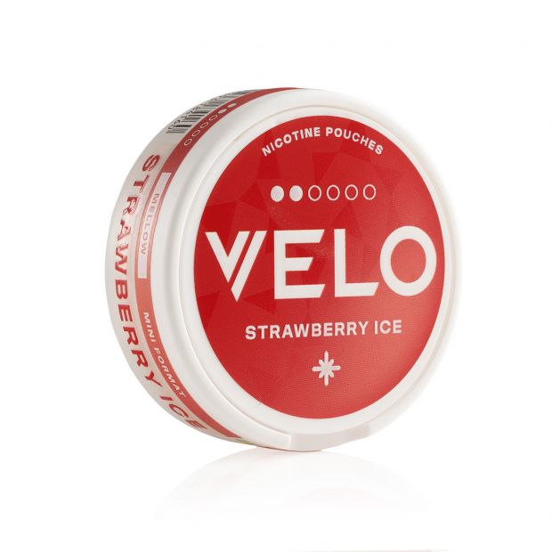 Velo Strawberry Ice Mini 6mg Nicotine Pouches | ET UK
