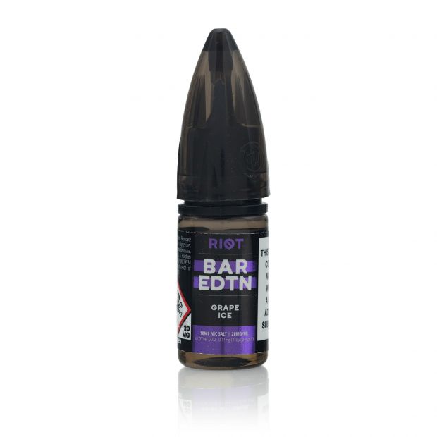 Riot Bar ﻿EDTN Grape Ice E-Liquid | Electric Tobacconist UK