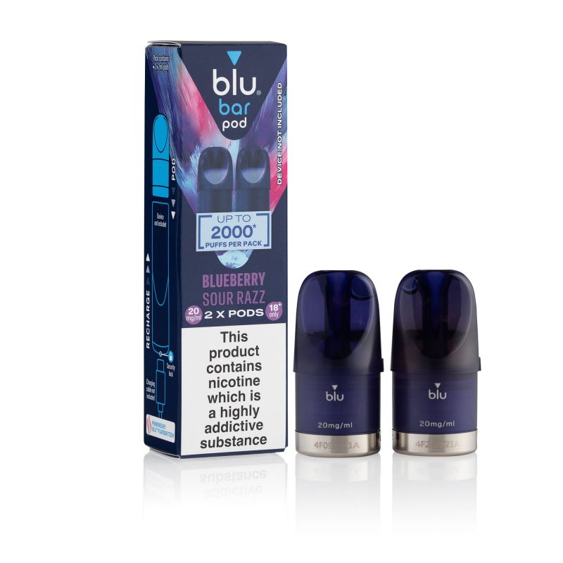blu Bar Blueberry Sour Razz Pods | ET UK