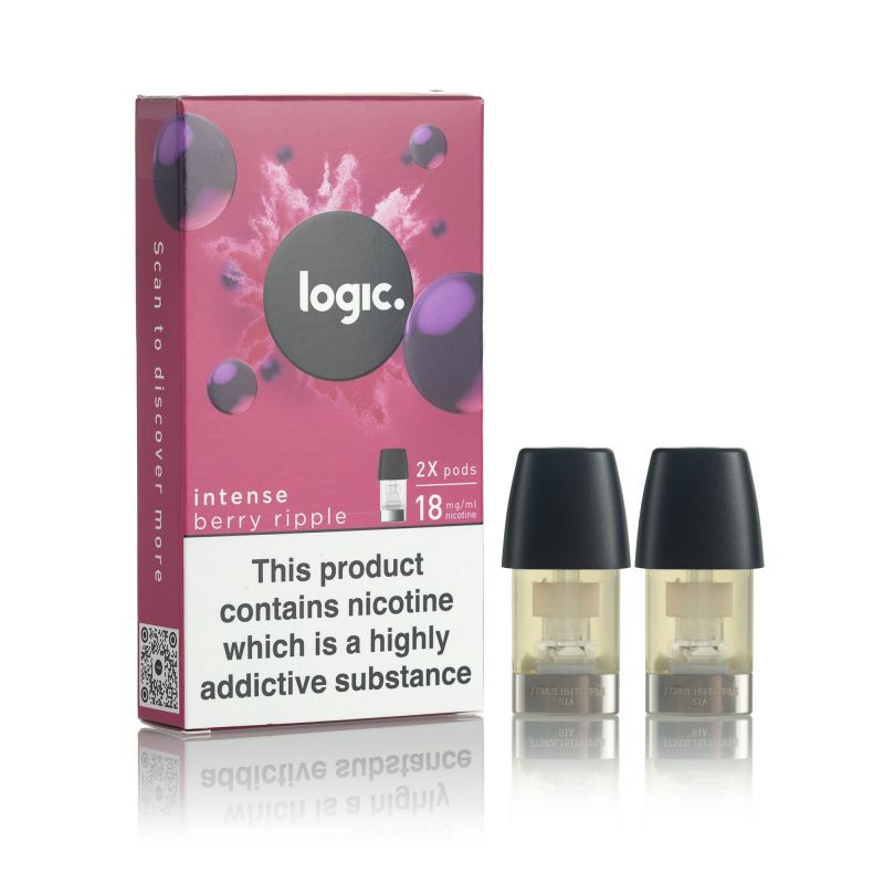 Logic Intense Berry Ripple Pods | Electric Tobacconist