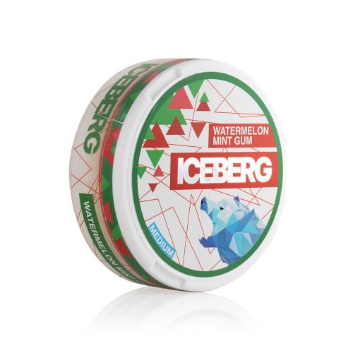 Iceberg Watermelon Mint Gum Nicotine Pouches | ET UK