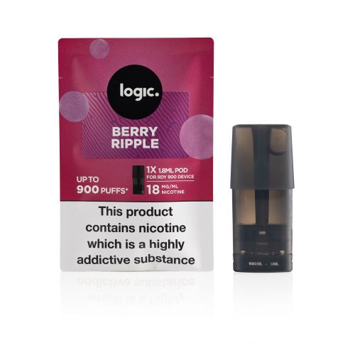 Logic RDY 900 Berry Ripple Pod | ET UK