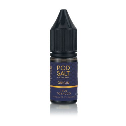 Pod Salt True Tobacco E-Liquid | Origin Nic Salts | Electric Tobacconist