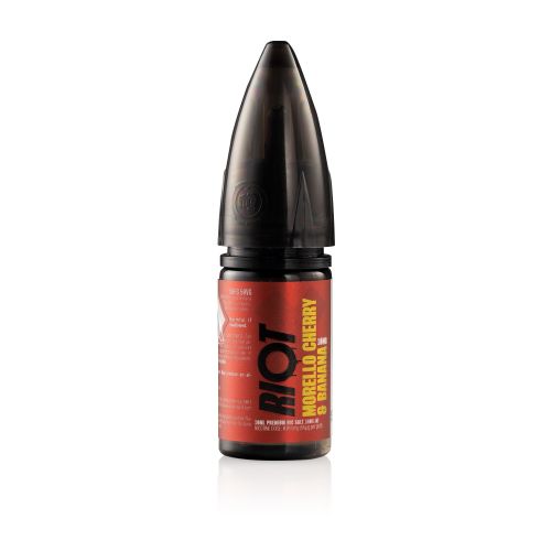 Riot X Morello Cherry Banana Nic Salt E-liquid | ET UK