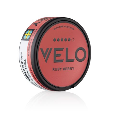 Velo Ruby Berry Nicotine Pouches | ET UK