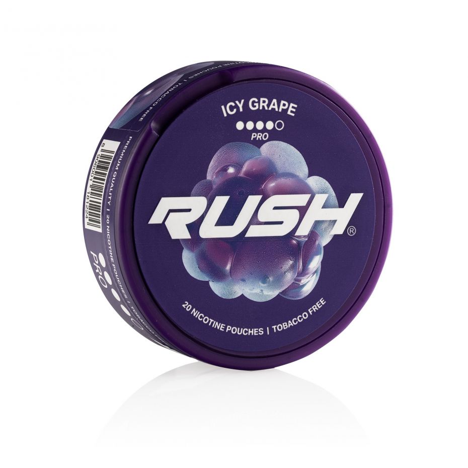 Rush Pro Icy Grape Nicotine Pouches | ET UK