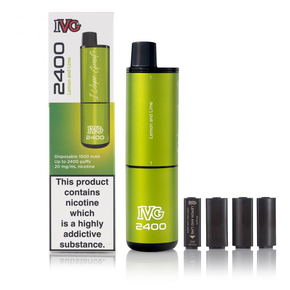 IVG 2400 4 in 1 Disposable and Refills | Electric Tobacconist