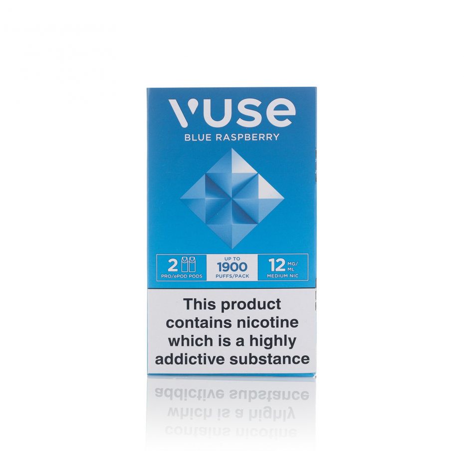 Vuse Blue Raspberry ePod Cartridges | Electric Tobacconist UK